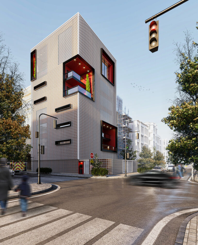 Facade Design4: Double-Skin Modern Facade Design - Ribo Architecture Studio