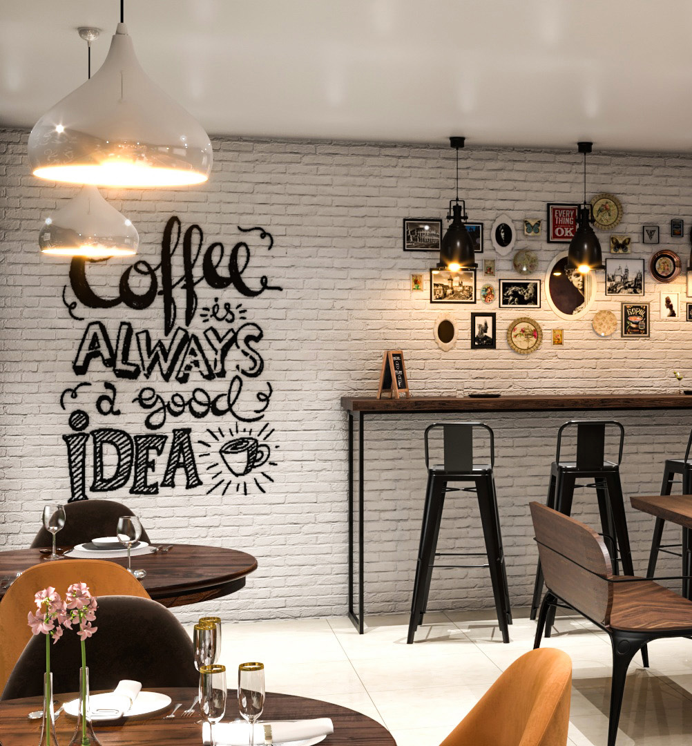 Commercial Project Design 14: Cafe - Ribo Architecture Studio